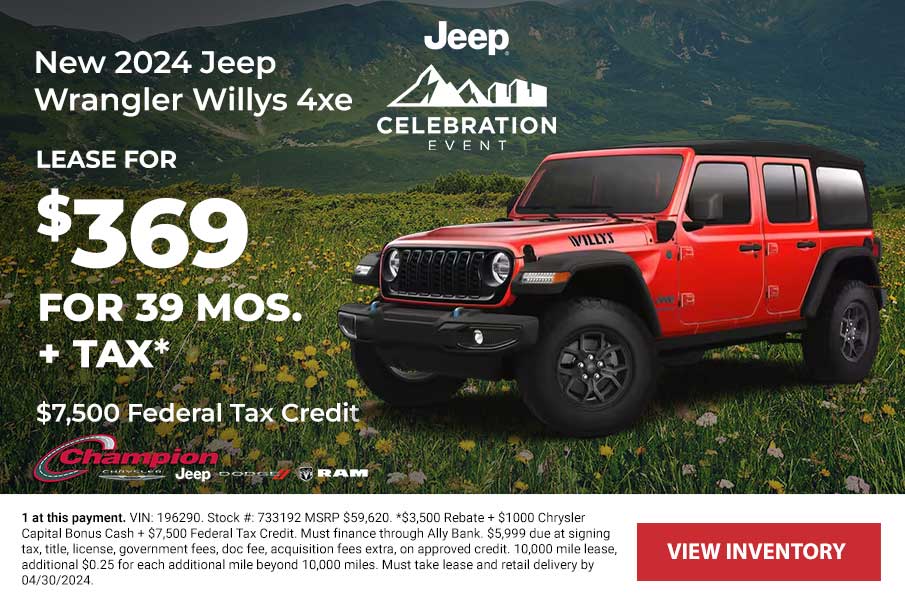 Shop New CDJR Vehicles in Downey, CA | Champion CDJR